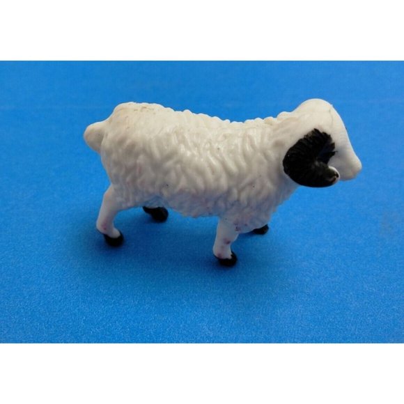 Toys | Sheep Figurine Ram Miniature Farm Animal Diarama Dollhouse ...